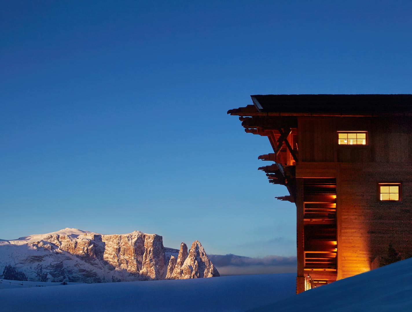 Schne Adler Mountain Lodge Seiser Alm Ebenbild